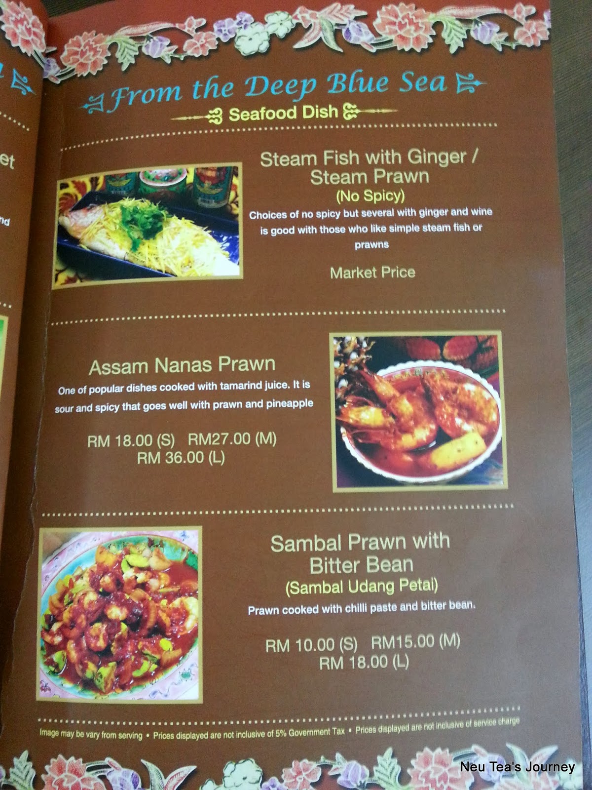 Neu Tea's Journey: Nancy's Kitchen Restoran @Malacca (Melaka 马六甲)