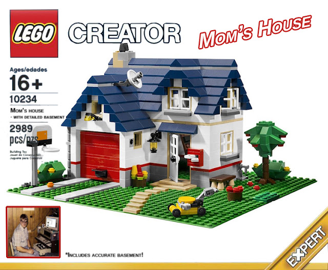 New Lego set allows you to recreate your own Mom's basement