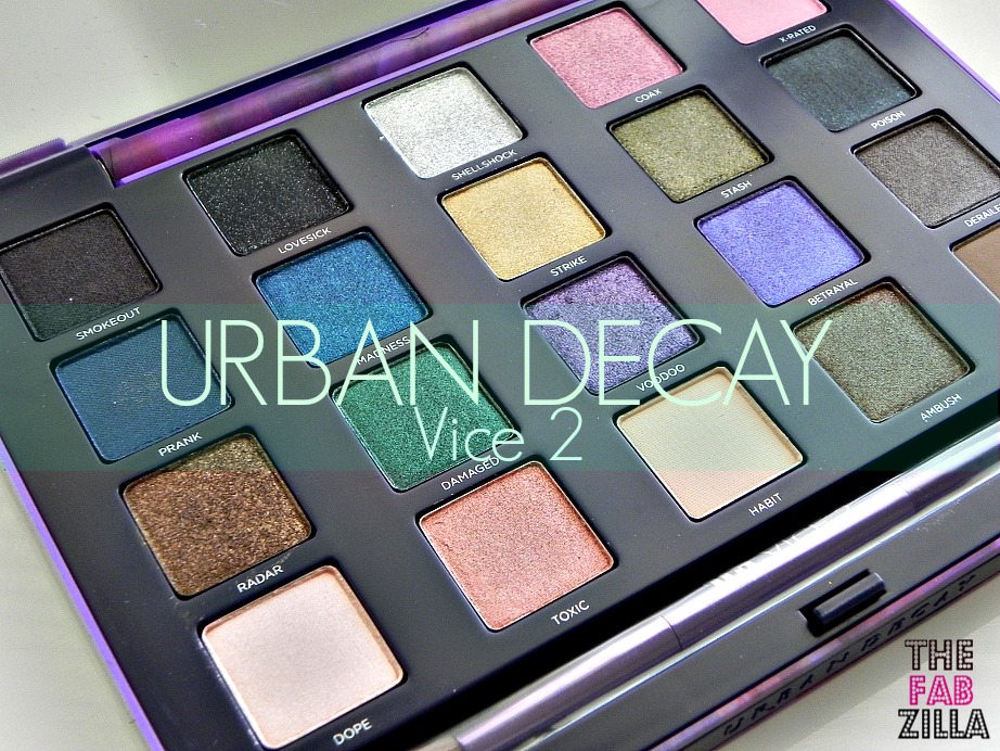 Urban Decay Vice 2 Palette (Review, Swatch, FOTD) - thefabzilla