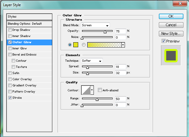 How to add glowing outline to image for Youtube Video Thumbnail