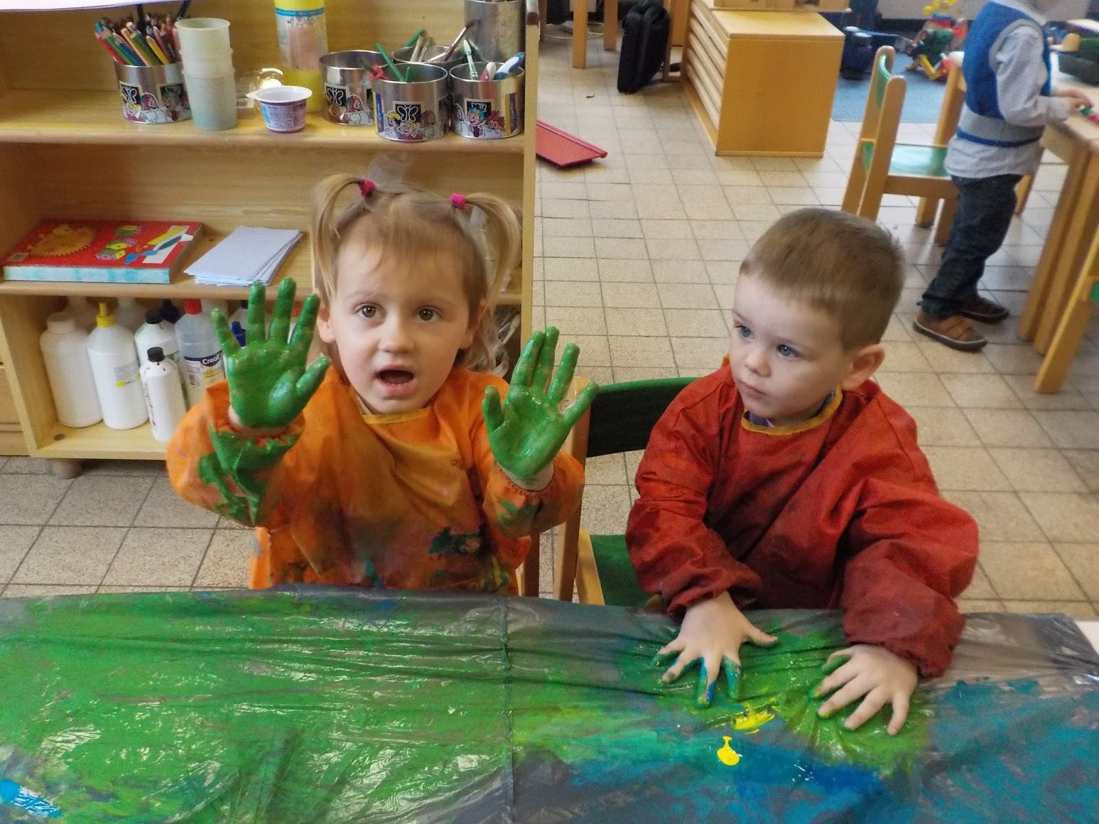 De Cezar-klas: thema: blauwtje en geeltje