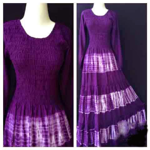 Gamis Rainbow Lurik Khas Bali | Mukena Cantik Murah | Jual Mukena Bali ...