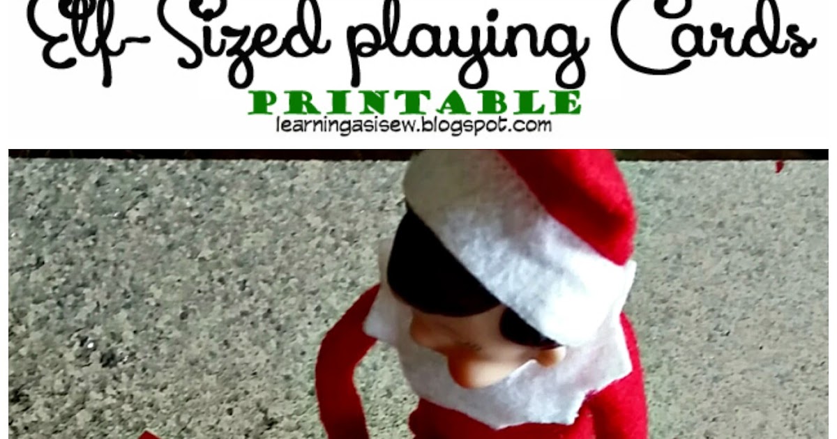 Learning As I Sew...bake, cut, and create: Elf on the Shelf: Elf-sized ...