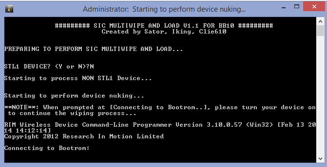 RomKingz: Erase BB10 devices completely with SIC MultiWipe n Load