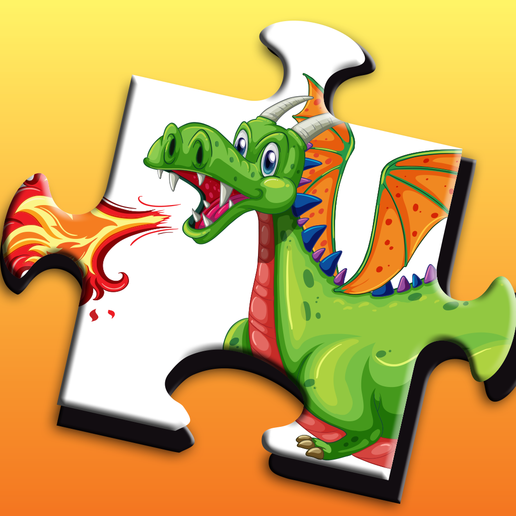 Little Dragon World Jigsaw Puzzle for Kids learning