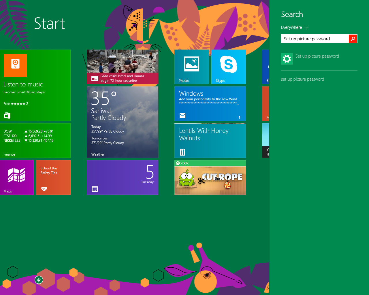 How to Create a Picture Password in Window 8.1 | IT Global Apps