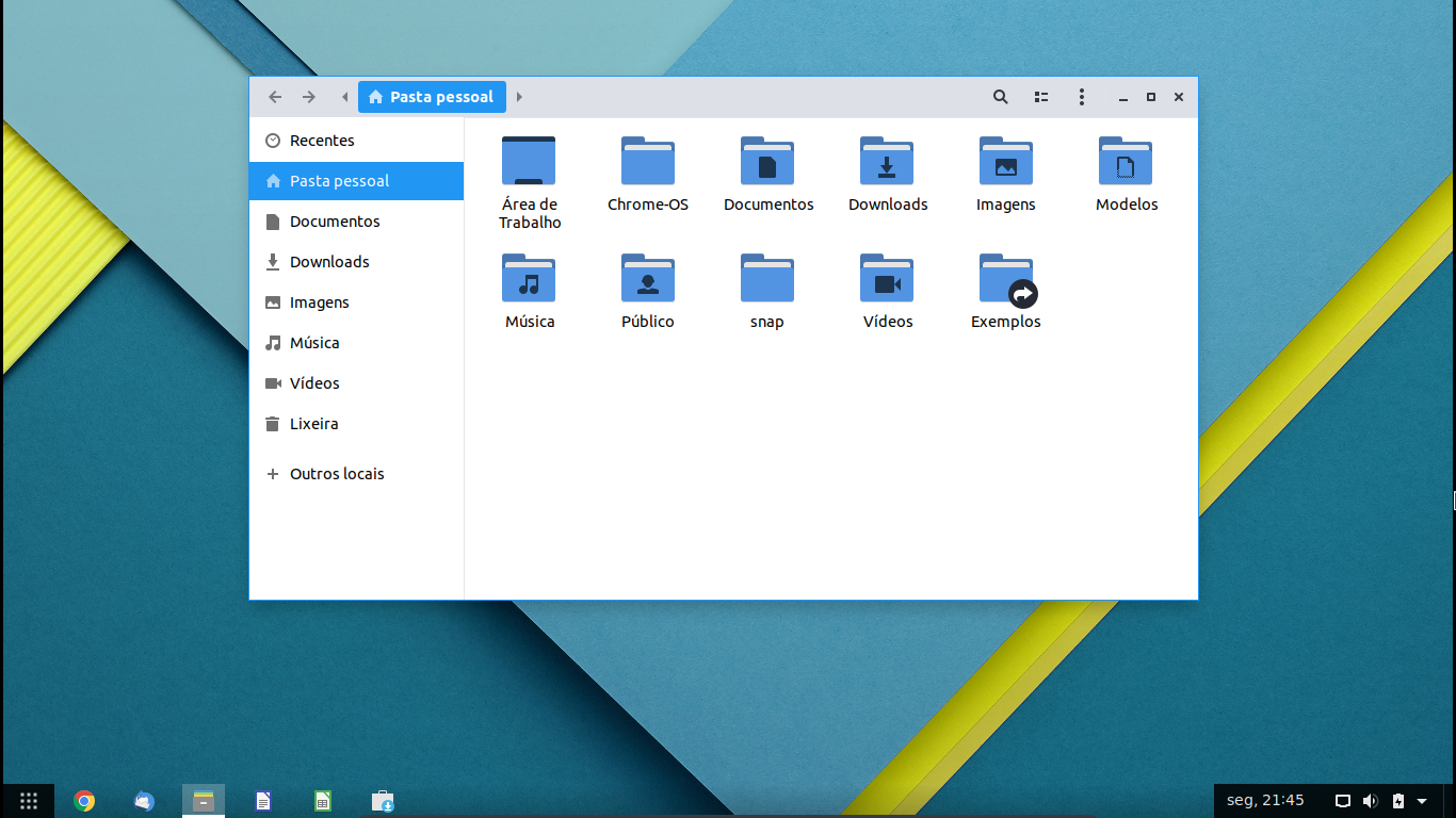 Chrome OS theme para Gnome Shell e Cinnamon