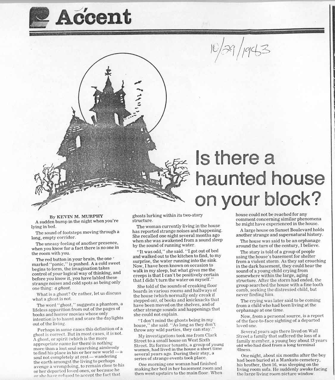 Newspaper Archive Hauntings