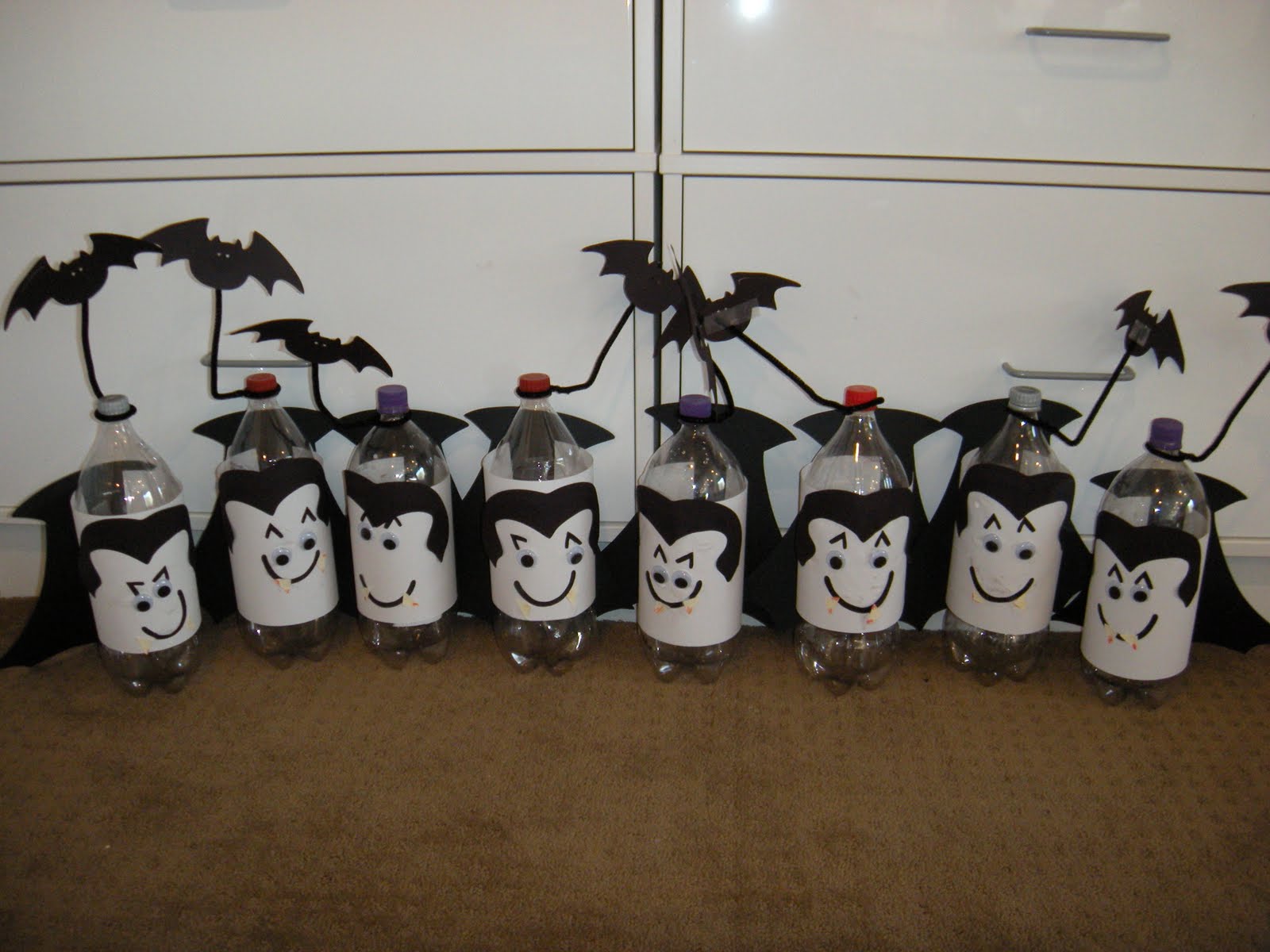 Projects 4 Preschool: Soda Bottle Halloween Monsters