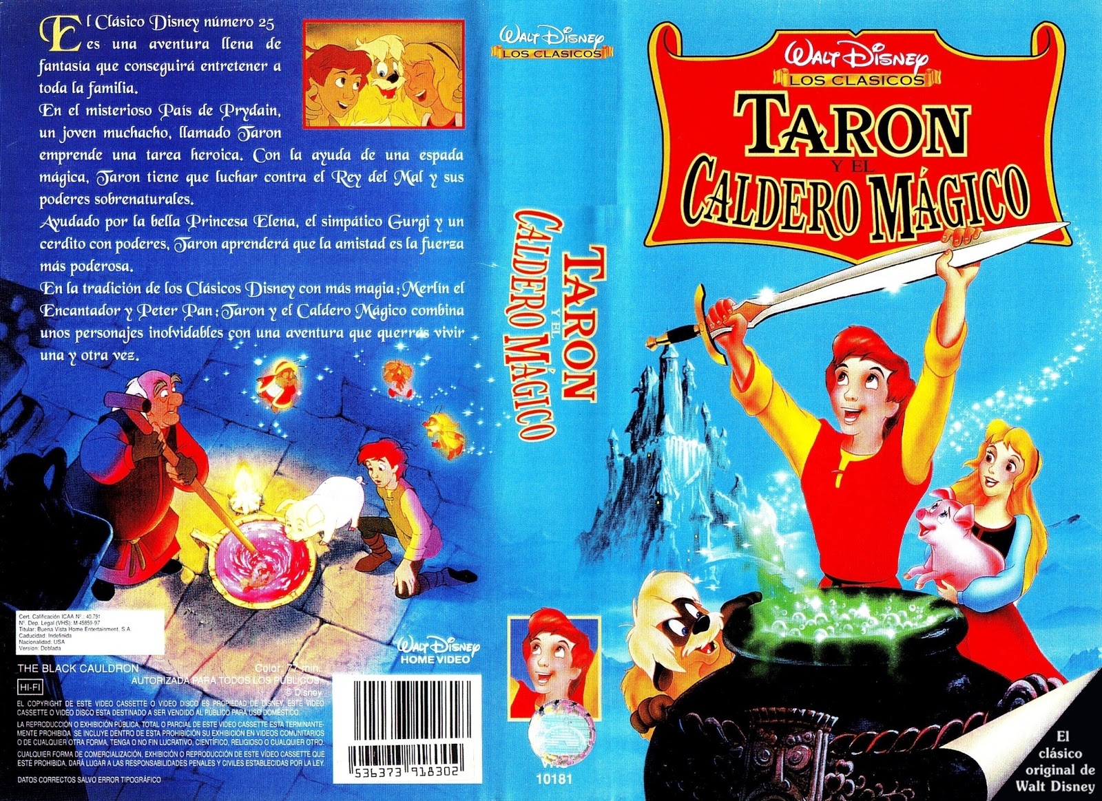 TÓMBOLA DISNEY: 25 - Taron y el caldero mágico
