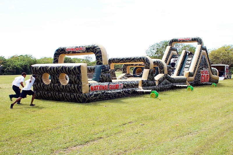 National Guard Inflatable Obstacle Course