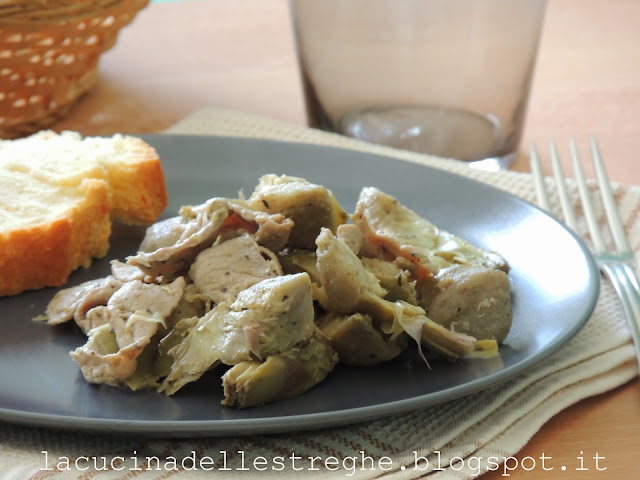 La cucina delle streghe: Straccetti con carciofi e una piccola sorpresa ...