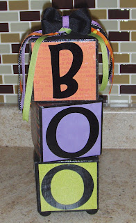The Beautiful Budget: Halloween Stacked Boo Blocks
