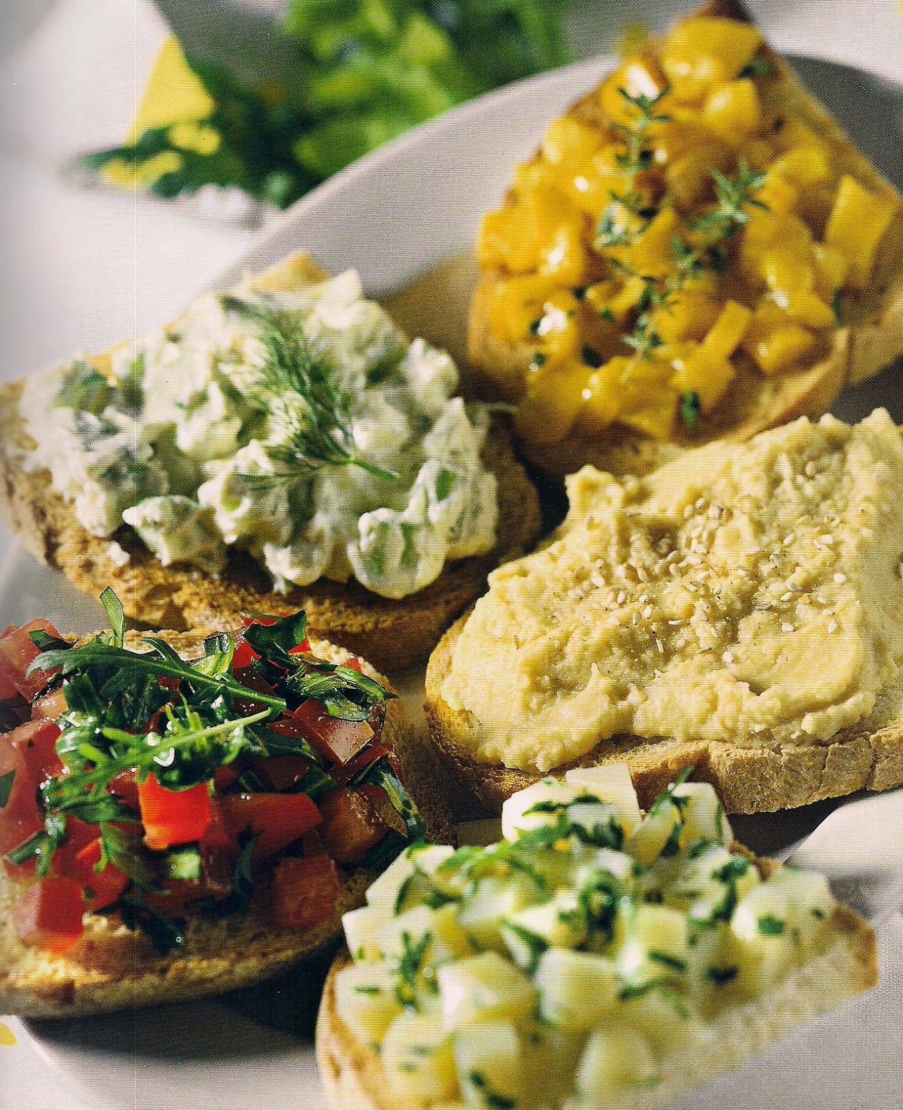 BRUSCHETTE ALLE ERBE MISTE