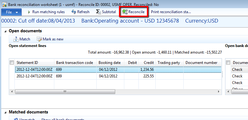 Solutions for AX DEV: BAI2 File format Advance Bank Reconciliation
