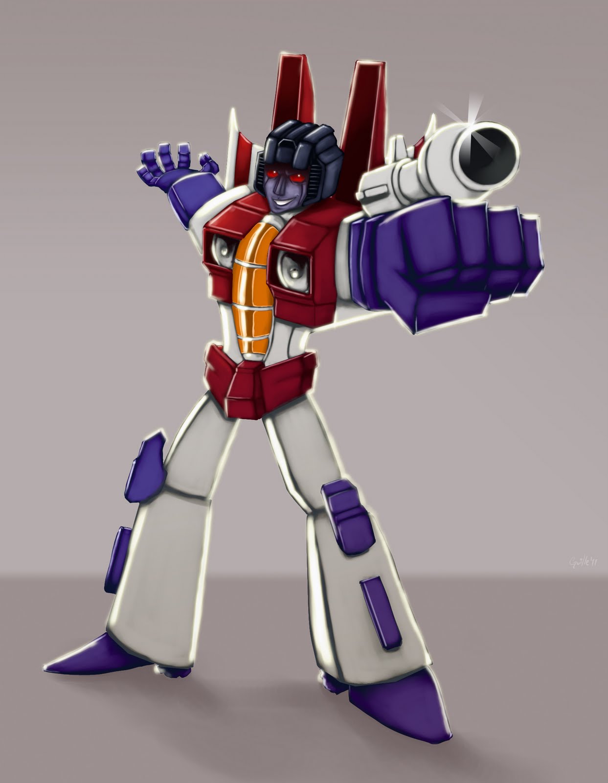 Blame it on Guille: Starscream Colored