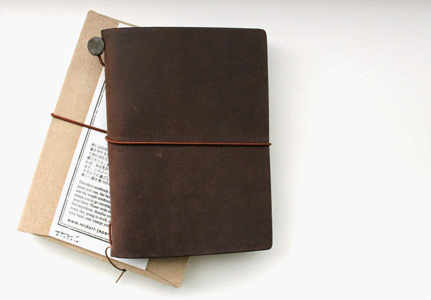 Letters in November: Midori Traveler's Notebook Regular vs. Passport Size