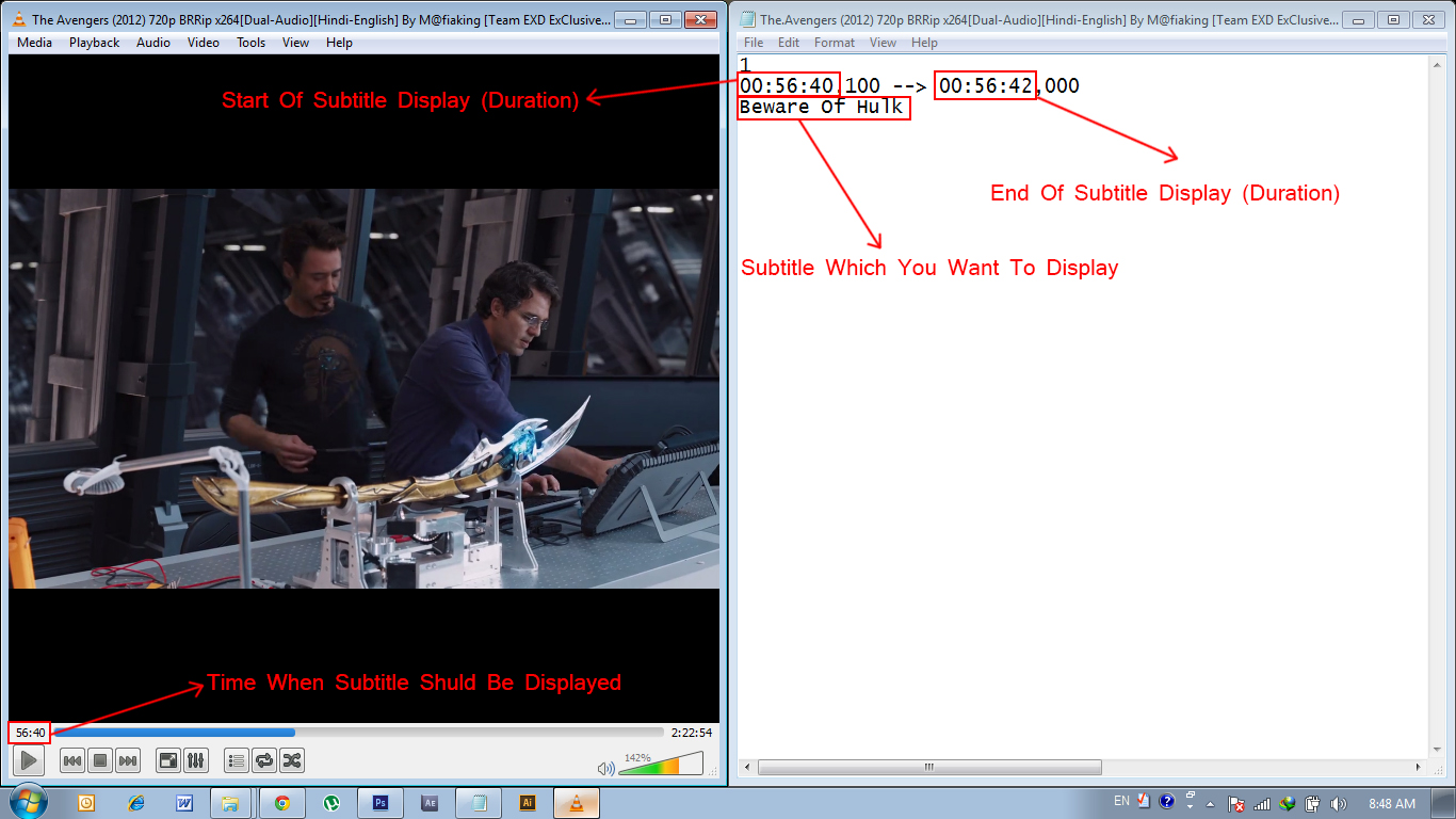 Adobe Geek How To Make Subtitles For Movie With Notepad adobe-geek-how-to-make-subtitles-for-movie-with-notepad