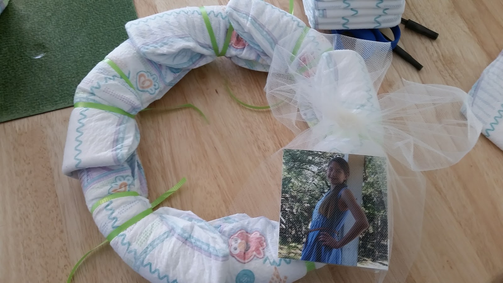 Diaper Wreath Gift