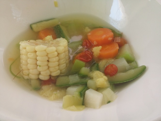 COCINA MEXICANA: TLEMOLE DE FLOR DE CALABAZA