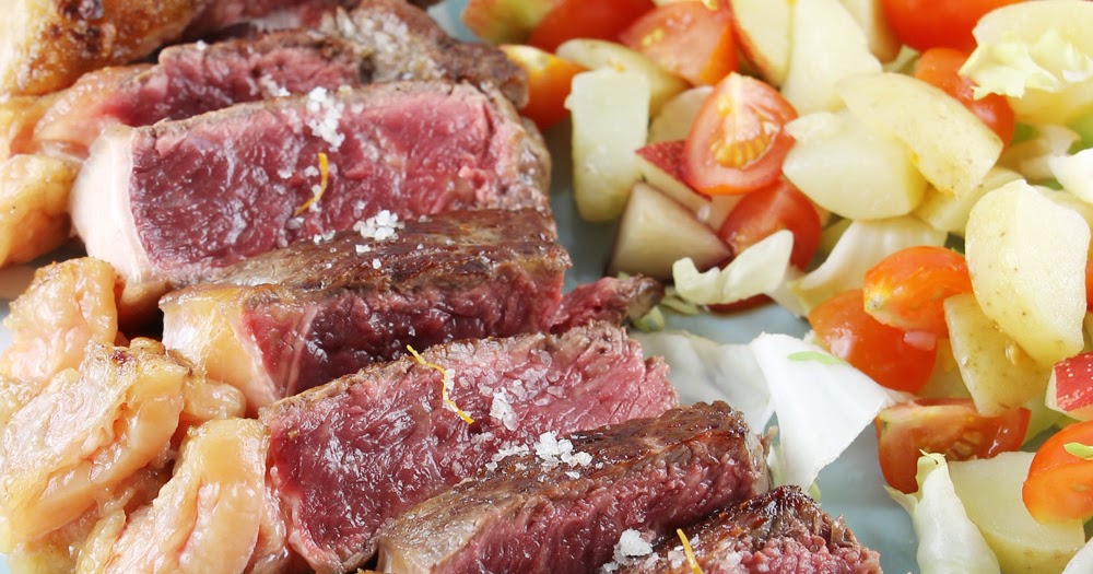 Faux Filet Angus à la Plancha et sa Salade de Pomme de Terre de ...