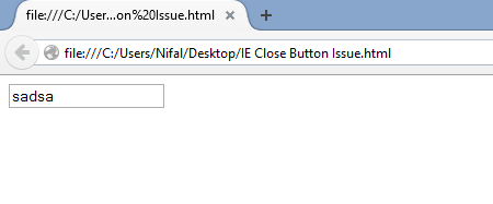 Easy Code Stuff: [Fixed Solution] : Remove IE's “Clear Button X” From Inputs