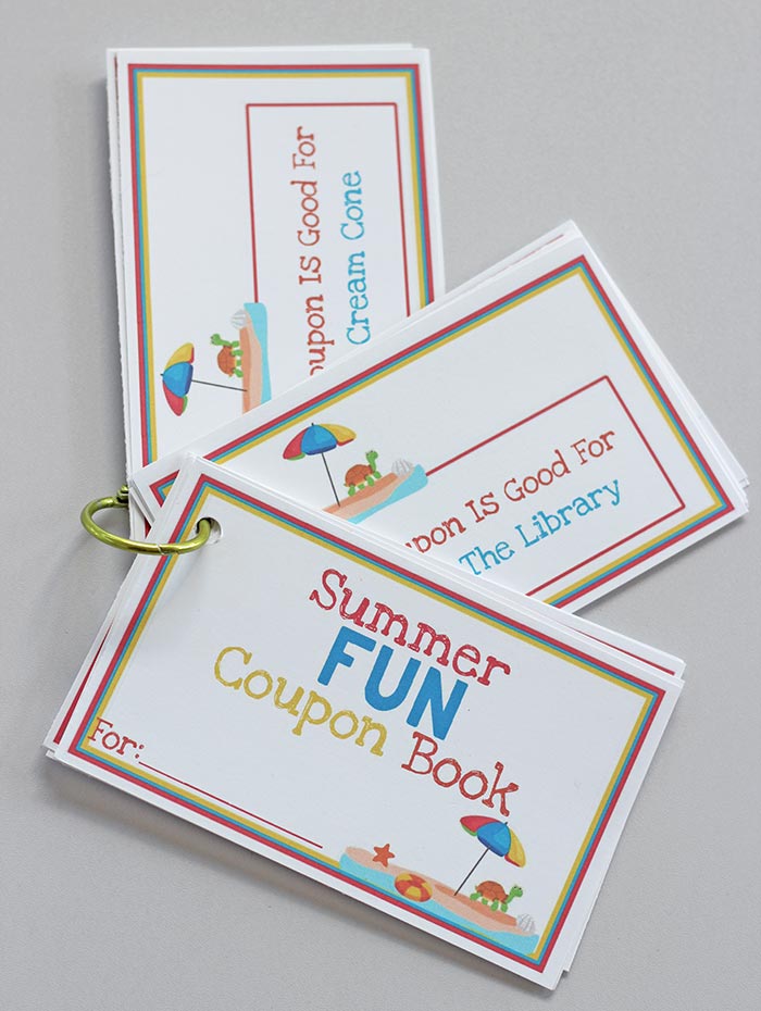 Printable Summer Activity Planner for Kids (with Summer Fun Coupon Book ...