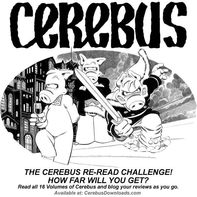 A MOMENT OF CEREBUS: The Cerebus Re-Read Challenge: Cory Foster