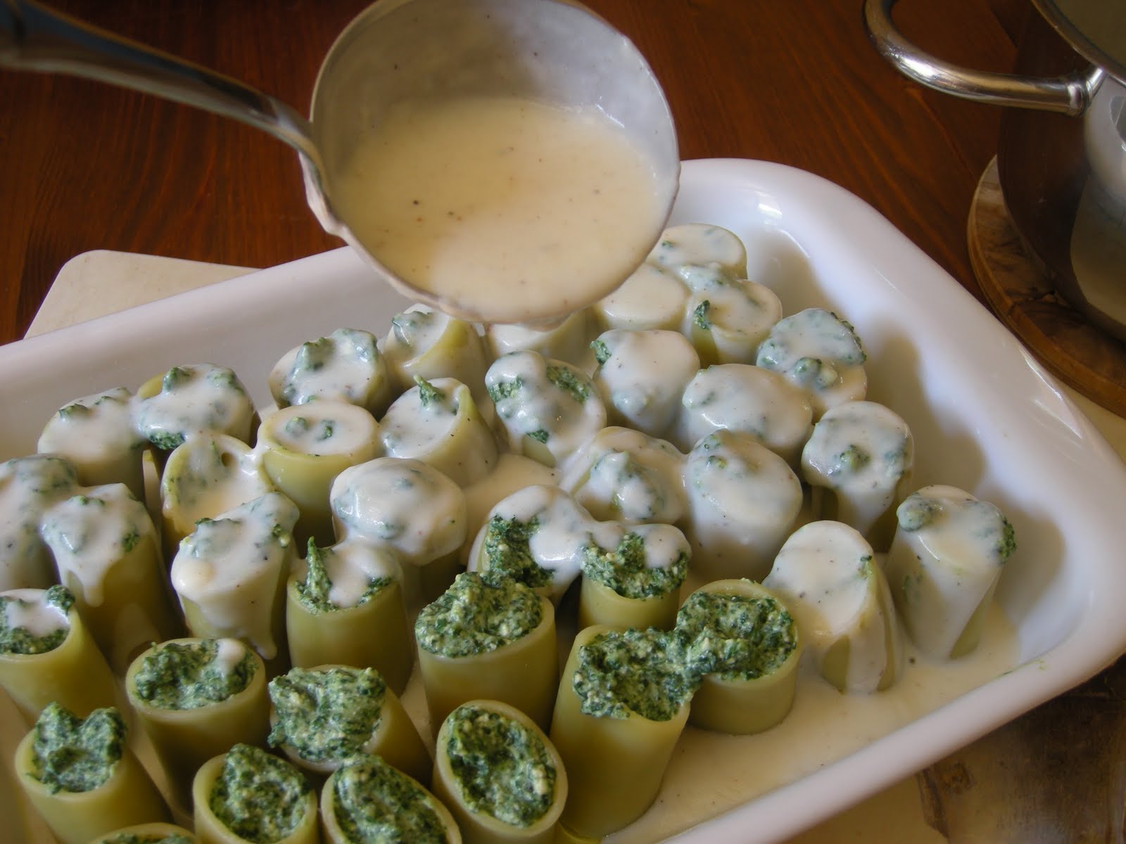 Frullato di ricette: PACCHERI RIPIENI