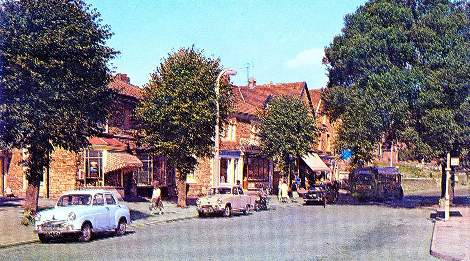 transpress nz: Portishead High Street, England, 1960s