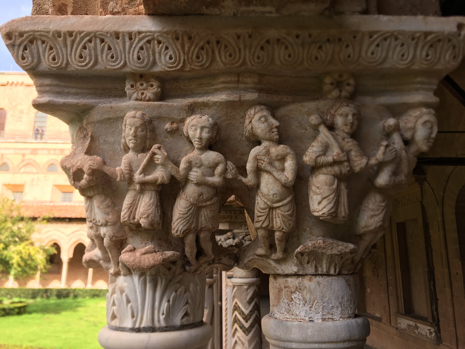 Details from Monreale Cathedral, Sicily: The Bible in Stone and Mosaic ...