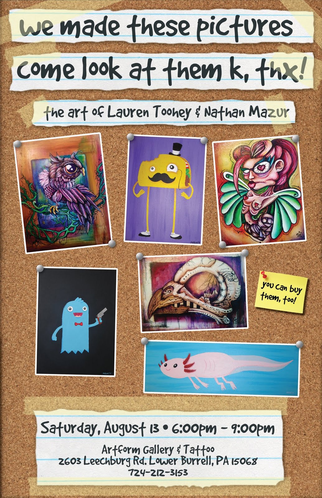 Pittsburgh Art Blog: Nathan Mazur and Lauren Toohey at Artform Gallery ...