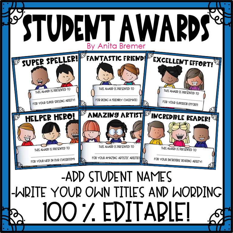 Student Awards | Mrs. Bremer's Class
