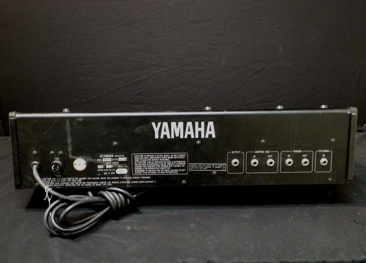 MATRIXSYNTH: Vintage Yamaha CS-5 Analog Synthesizer SN 7439