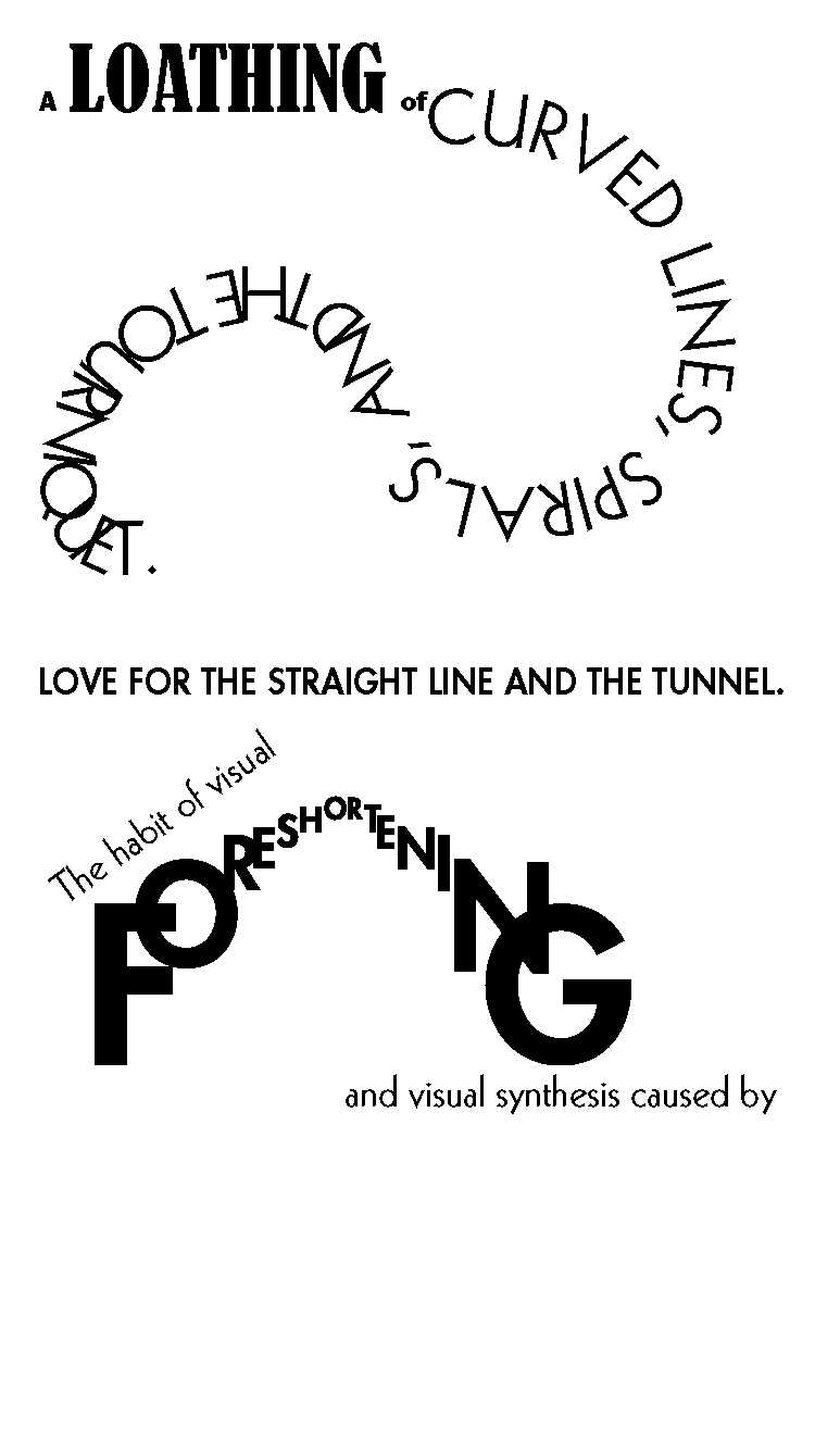 Advanced Typography Blog: project 03 :: initial typography layouts