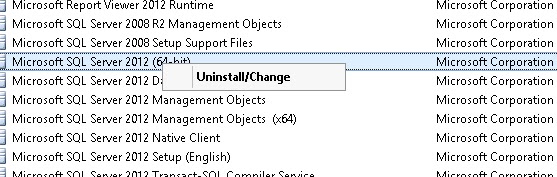 How To Remove of Shared Feature in SQL 2012 | Anil Avula's Microsoft ...