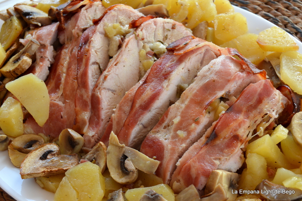 LA EMPANA LIGHT DE BEGO: Solomillo de Pavo Relleno al Horno con Guarnición