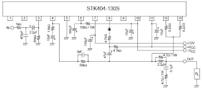 STK4038 bassed 60 watt audio amplifier circuit project and explanation ...
