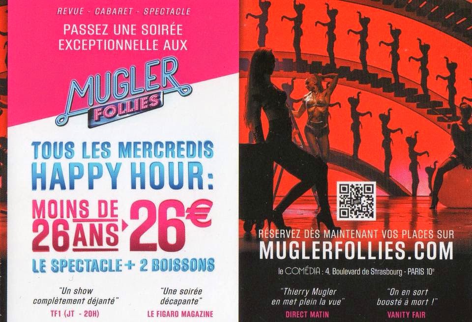 Mädchen Mae: Bon plan étudiant : Les MUGLER FOLLIES enfin accessibles
