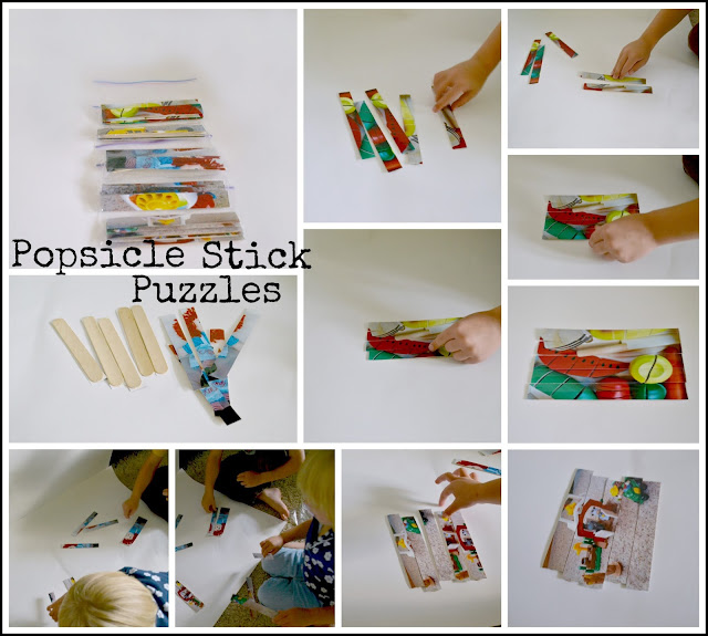 Also made by the organizer. You sew felt popsicle shapes in different ...