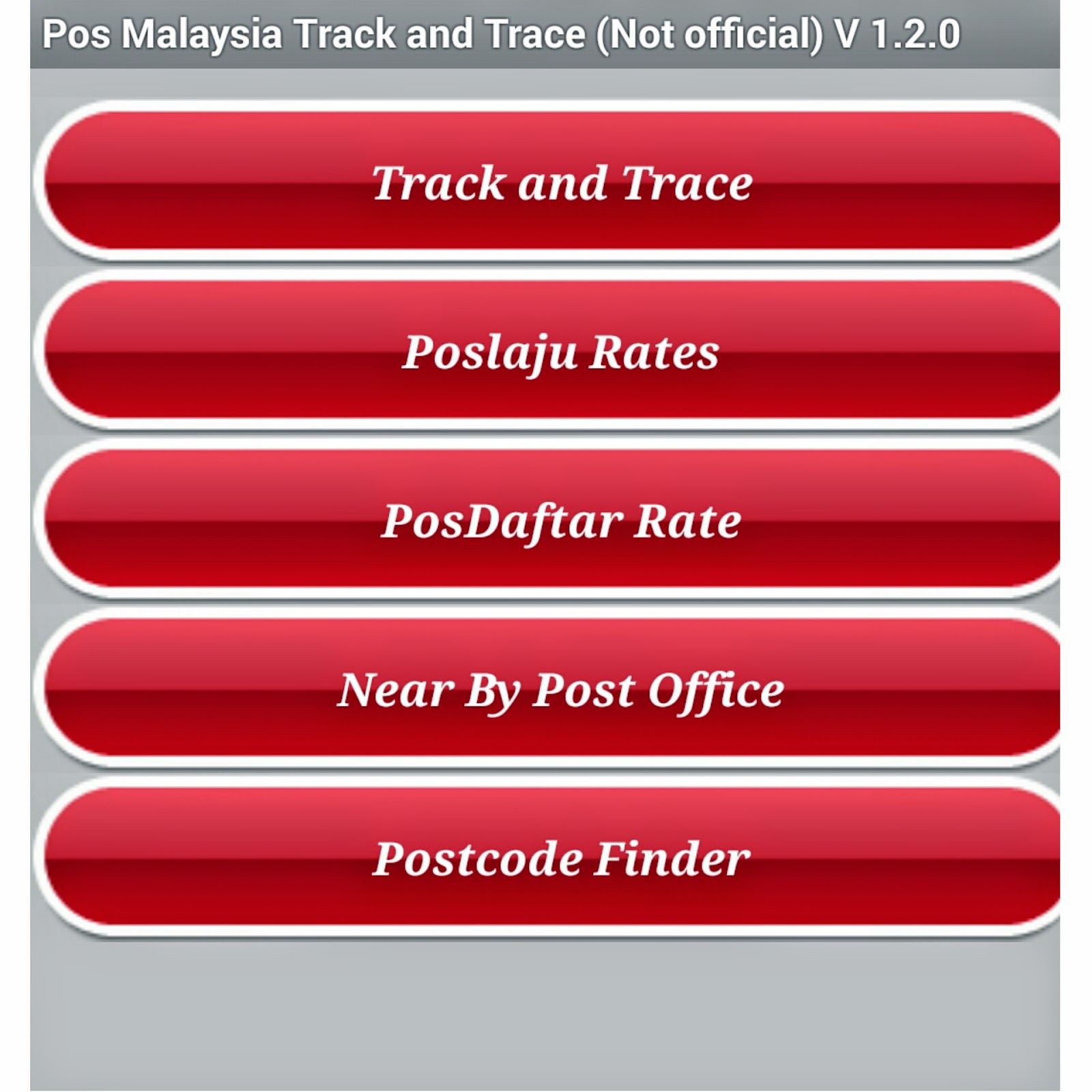 aku adalah aku: Track and Trace Parcel Pos Laju