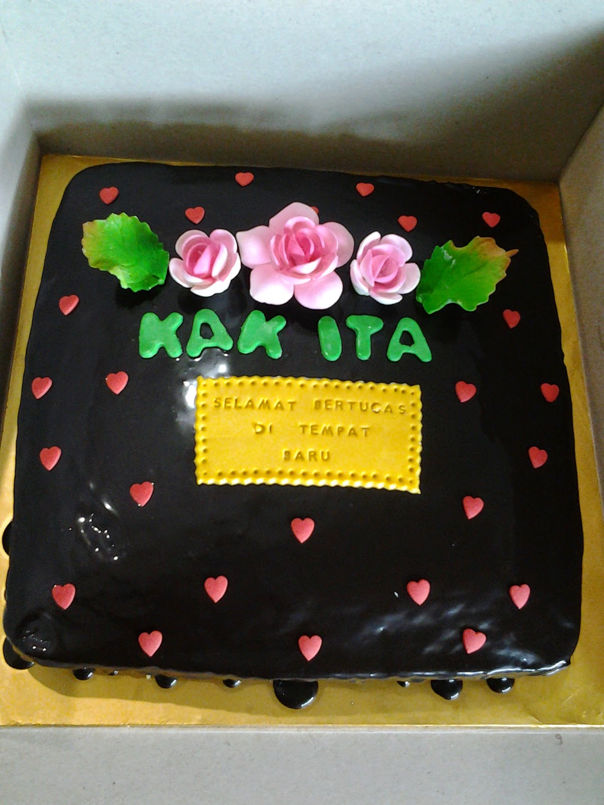 Bakecrazy Corner: Moist choc cake...farewell cikgu Rozita