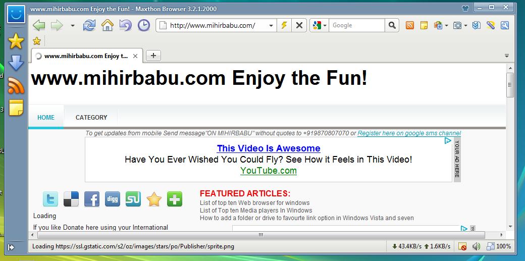 Fastest Web Browsers For Windows Vista - mindergala