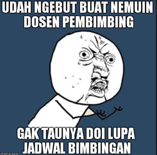 7 Meme Dosen Ngeselin Revisi Skripsi | Oh Foto Lucu