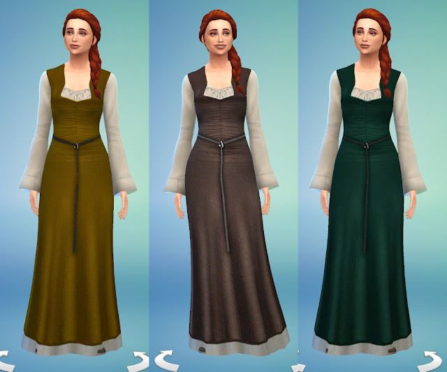 TS4: Celtic Dress Number 2 | History Lover's Sims Blog