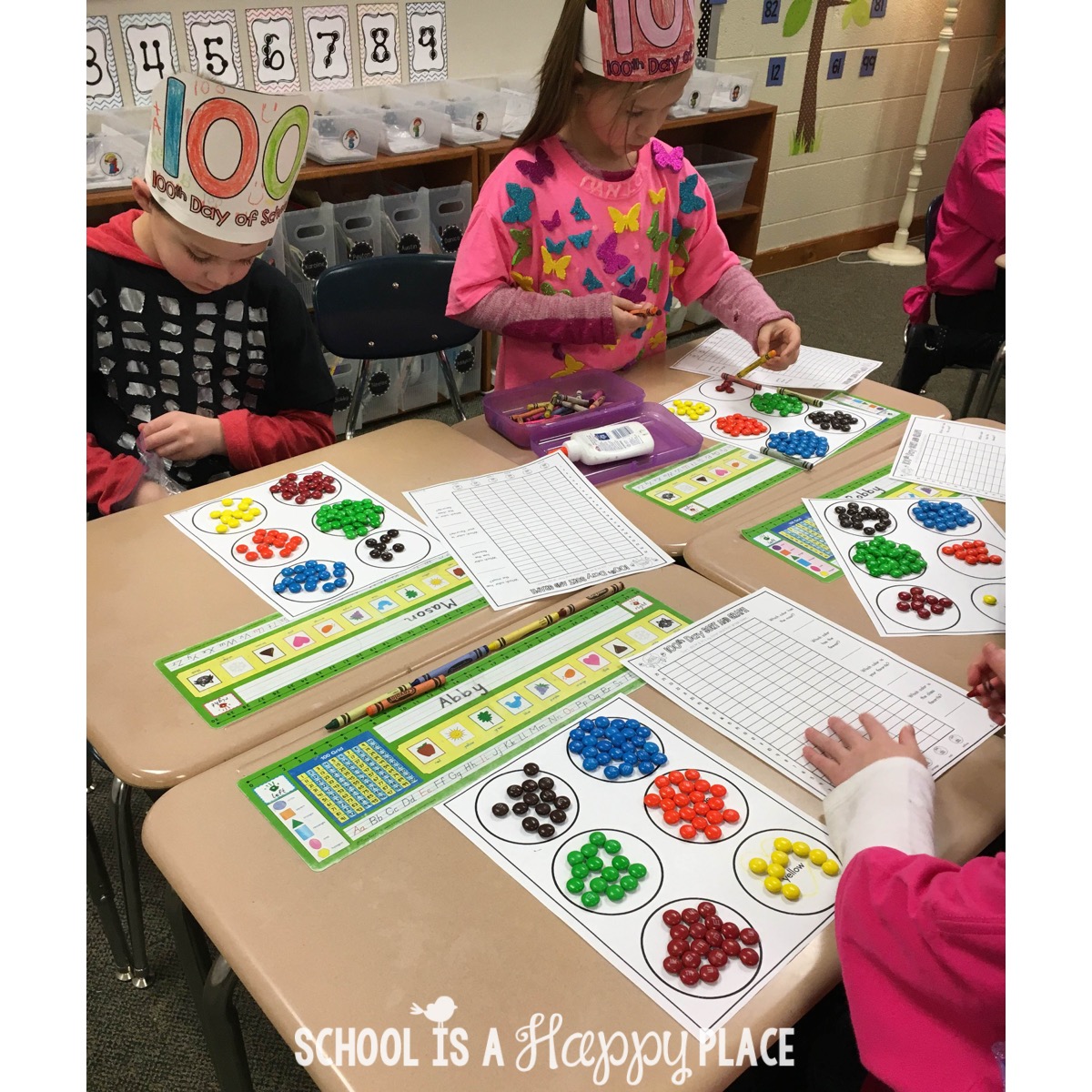 School Is a Happy Place: Make the Most of the 100th Day (Tips and Free ...