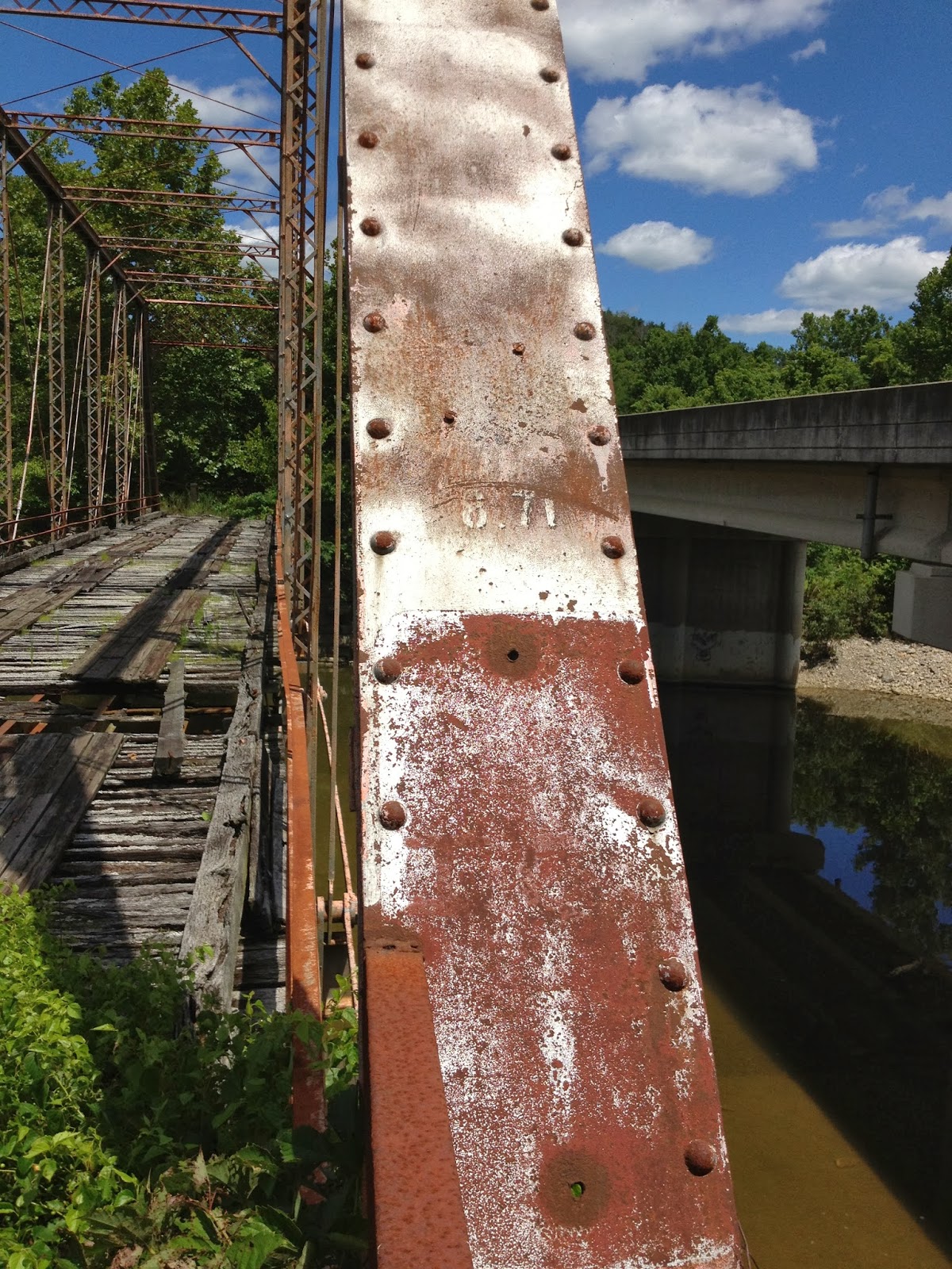 Eerie Indiana: Abandoned Red Bridge on Devil's Hollow Road, near ...