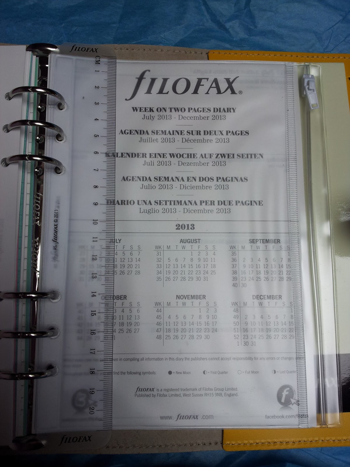 The Life of The Perpetual Student: Review: Filofax 'The Original' A5 Yellow