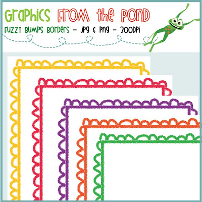 Fuzzy Bumps Borders - FREE | From the Pond