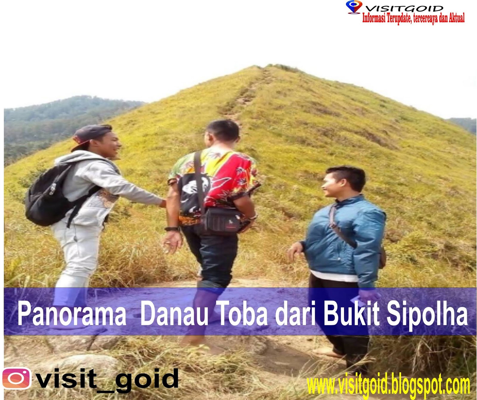 Panorama Danau Toba dari bukit Sipolha - VISITGOID